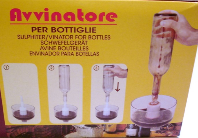 VINATOR WINE BOTTLES STERILIZER RINSER PREPPER ;- BIG BOTTLING SECRET ...