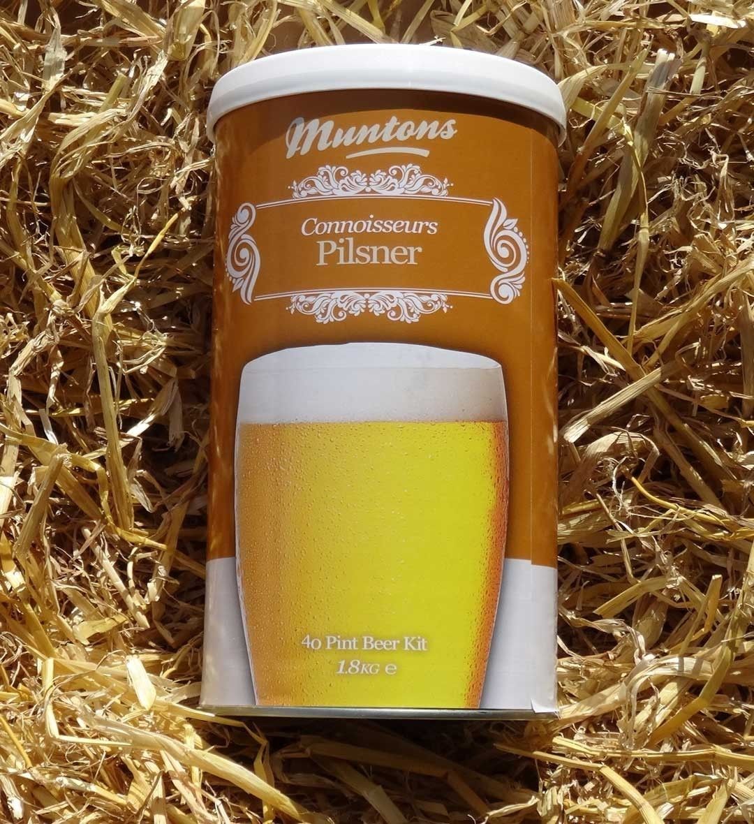 BEER KIT MUNTONS EXPORT PILSNER CONNOISSEUR BREWING INGREDIENTS MALT ...