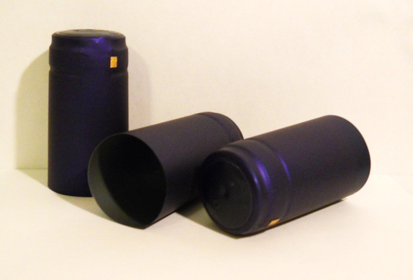 LARGE SHRINK CAPS 25 COBALT BLUE PVC Heat Shrink Capsules for Wine ...