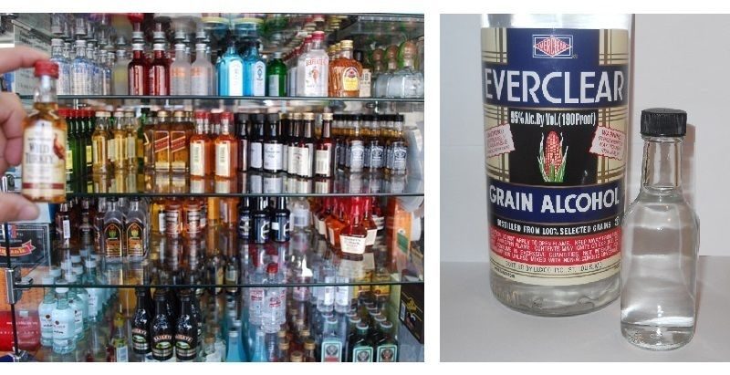 SHOOTERS!! MINI LIQUOR BOTTLES CASE OF 24 MINIATURE WHISKEY SAMPLE ...