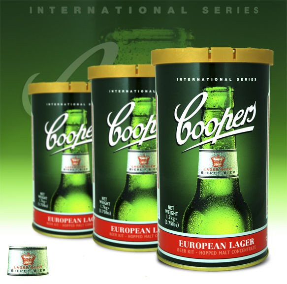 BEER KIT EURO LAGER 5 GAL BREWING INGREDIENTS /// COOPERS /// DIY ...