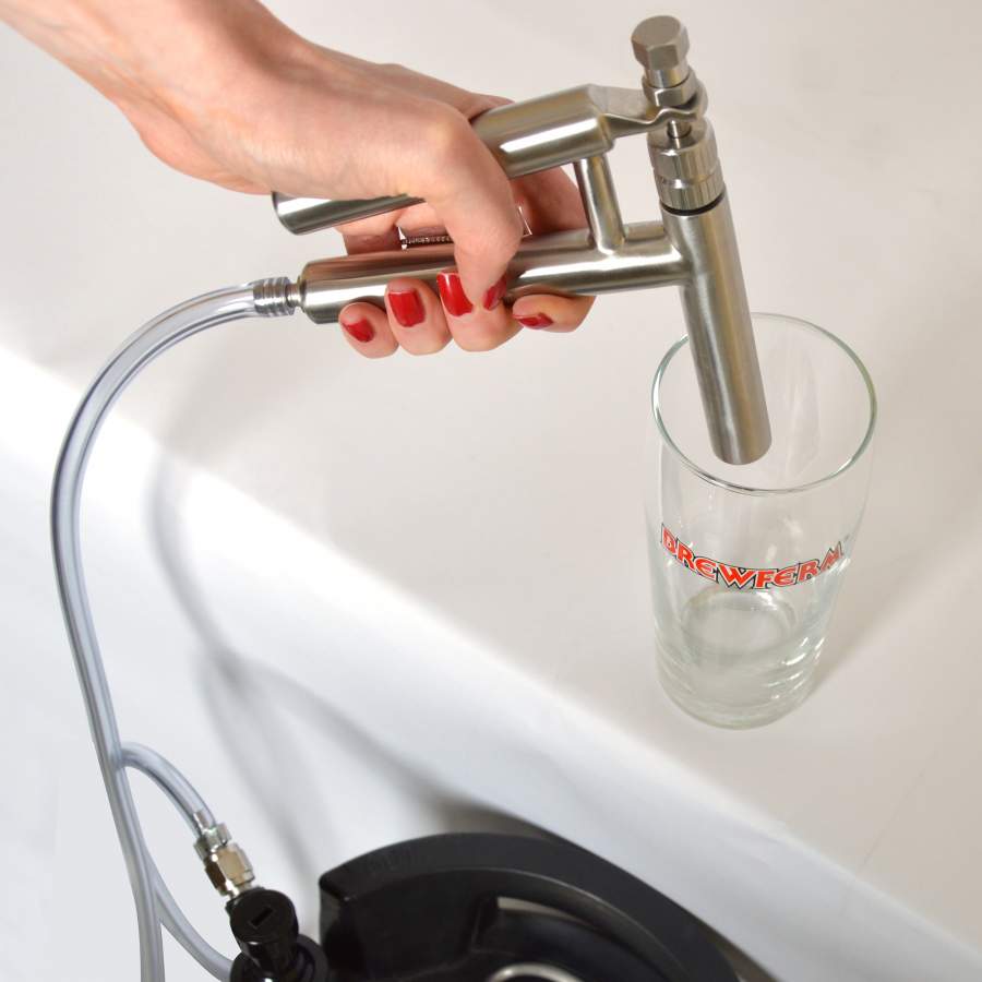 Pluto Beverage Gun - Stainless Steel Model BEER GUN from Keg King (Bare ...