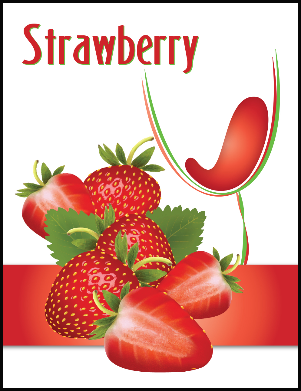 WINE LABELS Strawberry Fruit Preprinted Pack of 30 4140 (Ask about ...