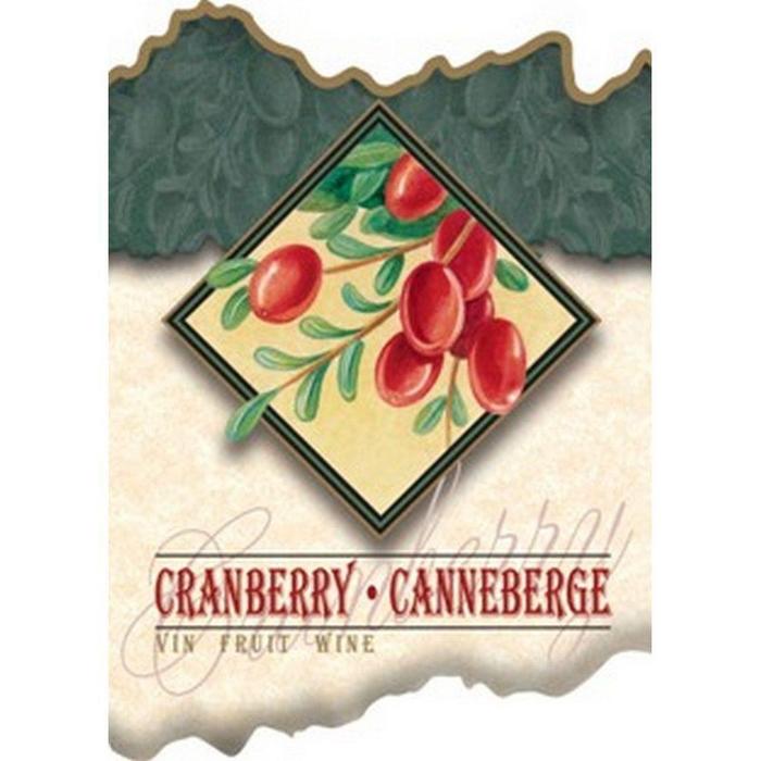 WINE BOTTLE LABELS Pack of 30 CRANBERRY Fruit Wine Cranberries in ...