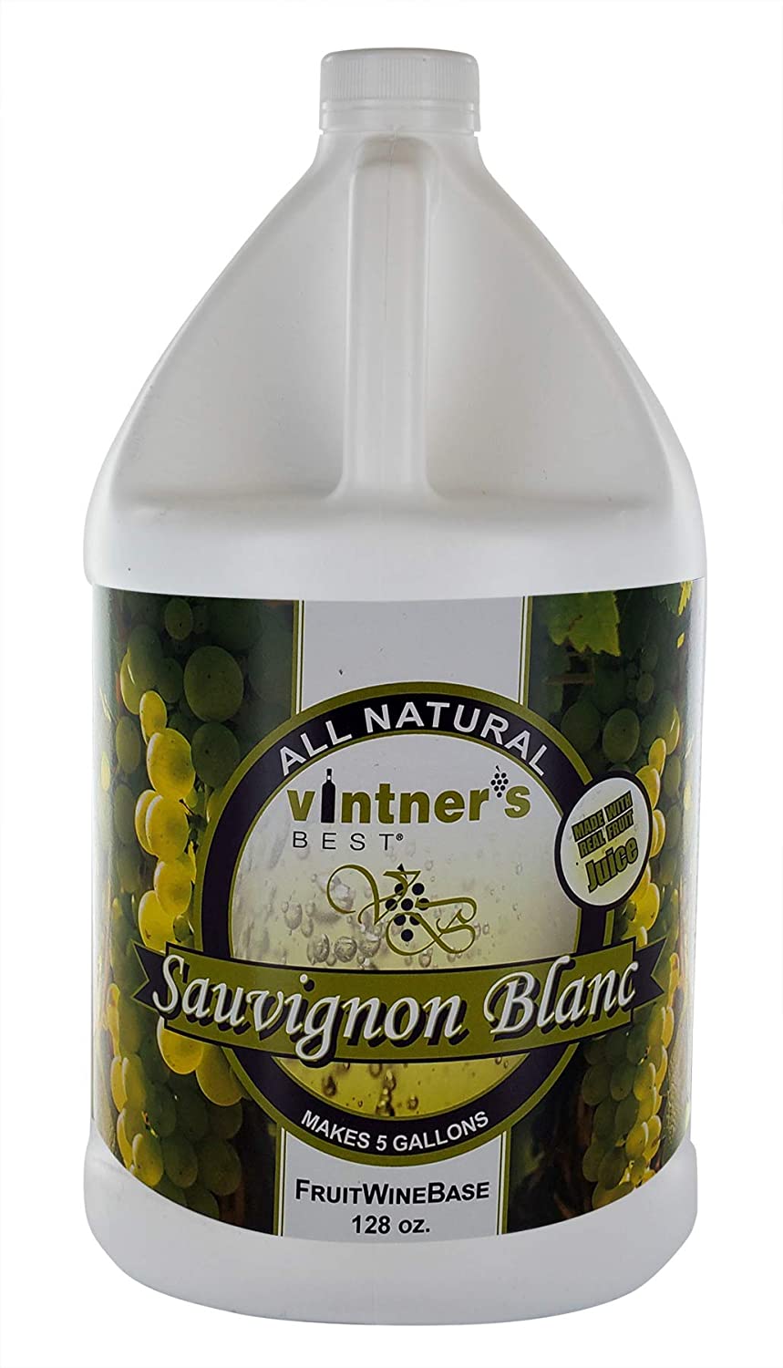 SAUVIGNON BLANC WINE BASE Vintners Best 128oz Fruit Wine Base - Makes 5 ...