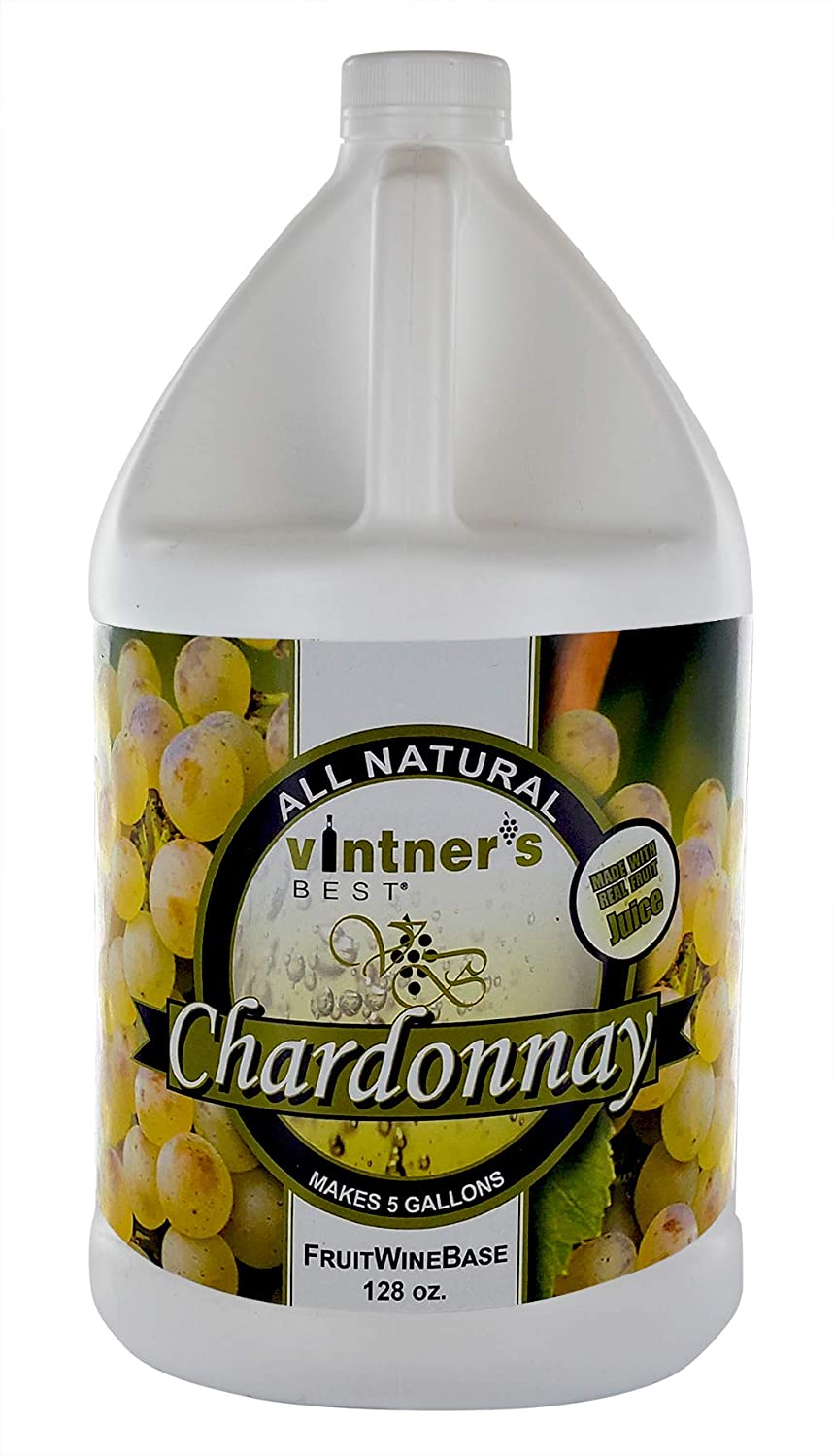 CHARDONNAY WINE BASE Vintners Best 128oz Fruit Wine Base - Makes 5 ...
