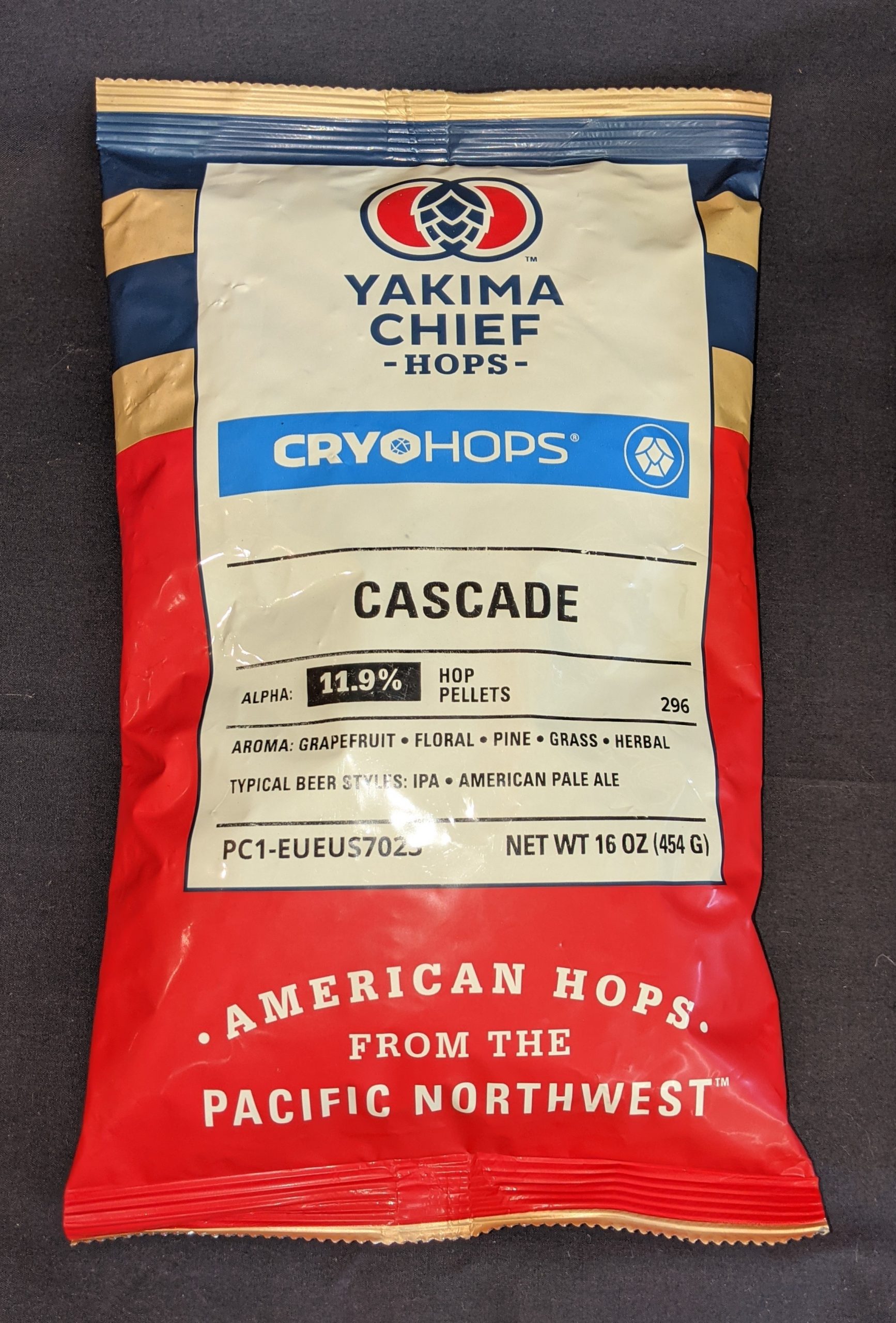 CRYO HOPS CASCADE 1 Pound LupuLN2 Concentrated Hop Pellets - Hobby Homebrew