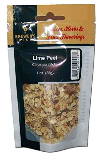 Dried LIME PEEL Brewers Best 1oz Citrus auratifolia FOR Wheat & Belgian ...